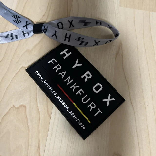 HYROX PATCH AUFNÄHER Frankfurt 2025/2026+Band EUR 25,00 - PicClick DE