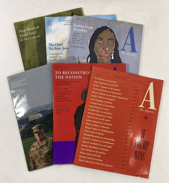 THE ATLANTIC 6 Back Issues 2023-2024 ~ To Reconstruct the Nation ~ If ...