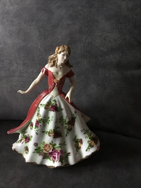 ROYAL ALBERT OLD Country Roses Lady Figurine - Figure Of The Year 2008 ...