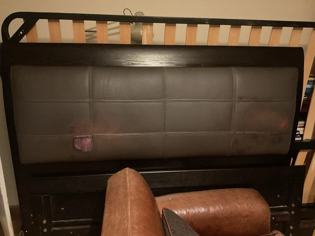 BARKER AND STONEHOUSE Solid Oak Bed Frame Dark Wood £63.08 - PicClick UK