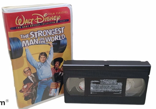 WALT DISNEY CLASSIC VHS VIDEO Strongest Man in the World Kurt Russell ...