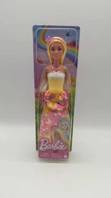 BARBIE DREAMTOPIA PRINZESSIN Puppe gelb Princess Doll von Mattel HRR07 ...