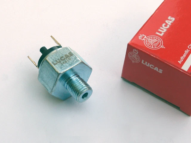 GENUINE LUCAS SPB401 Hydraulic Brake Light Switch, 34619, Triumph T140 ...