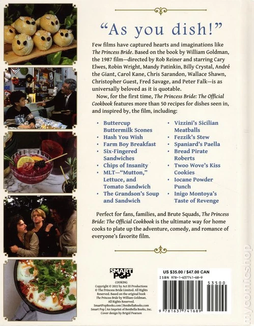 PRINCESS BRIDE THE Official Cookbook HC #1-1ST comme neuf 2022 image ...