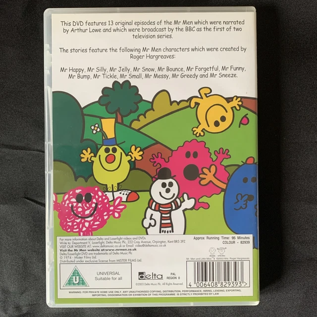 3X DVD BUNDLE Mr Men & Little Miss: Xmas Special, Mr Small Finds A Job ...