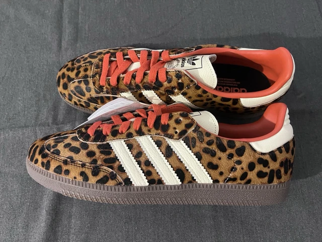 ADIDAS SAMBA OG Preloved Red Orange Leopard - UK 8- JI2734 - Brand New ...