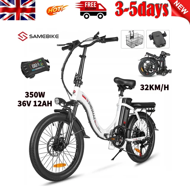 20 INCH ELECTRIC Bike 250W 36V 12Ah Commuter City Fat E-bike 120KM ...
