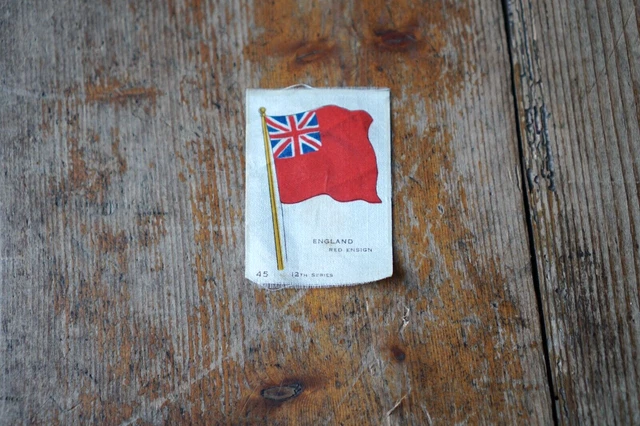 ENGLAND RED ENSIGN Cigarette Silk Regimental Badge £5.99 - PicClick UK