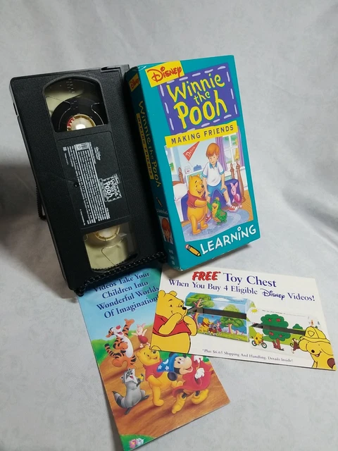 WINNIE THE POOH Pooh Learning Making Friends (VHS, 1994) Learning ...