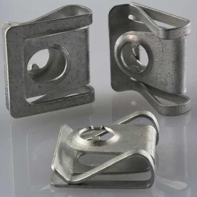 5X HALTEKLAMMER MUTTER für Unterfahrschutz Unterbodenschutz VW AUDI ...