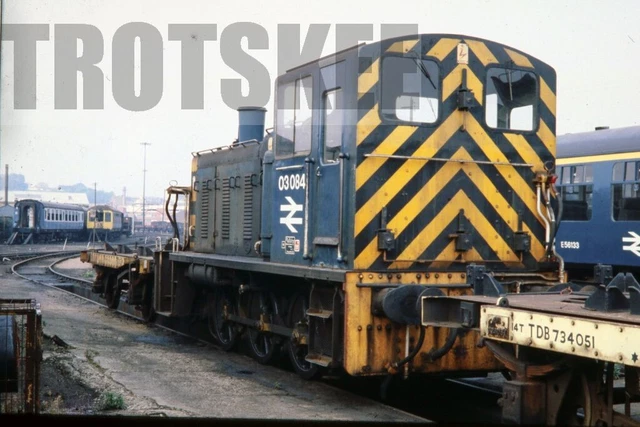 35MM SLIDE BR British Railways Diesel Loco Class 03 03084 Norwich 1979 ...