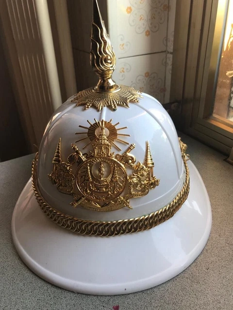 ELMO HELMET CASCO militare Guardia Reale , Royal King Guard Tailandia ...