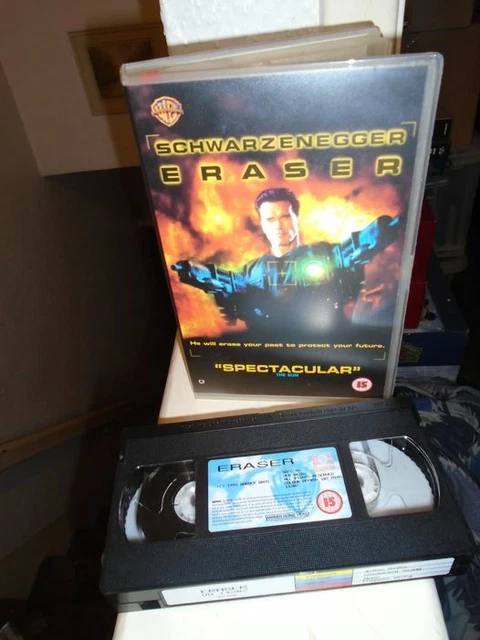 ERASER VHS BIG Box Ex-Rental arnold schwarzenegger vgc £6.99 - PicClick UK