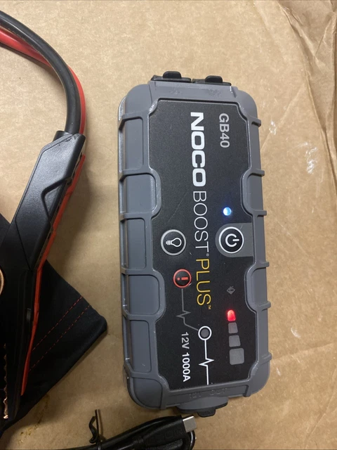 NOCO BOOST GB40: 1000A UltraSafe Jump Starter Power Pack – 12V Car ...