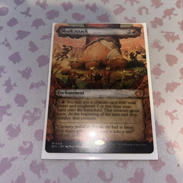MEEK ATTACK (SHOWCASE Foil) Mythic MTG Lorwyn Eclipsed £23.32 - PicClick UK
