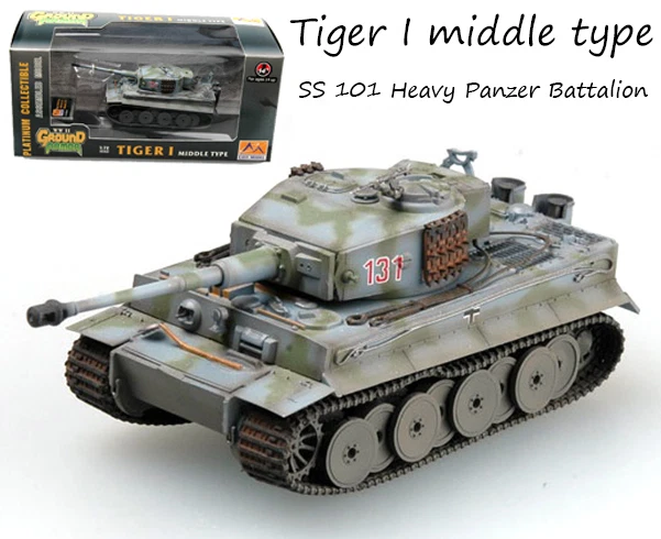 WW2 GERMAN TIGER 1 tank model SS 101 Heavy Panzer Battalion 1/72 Easy ...