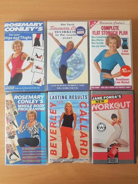 ROSEMARY CONLEY︱BEVERLEY CALLARD︱JANE Fonda︱6 x VHS Bundle︱RARE £9.99 ...