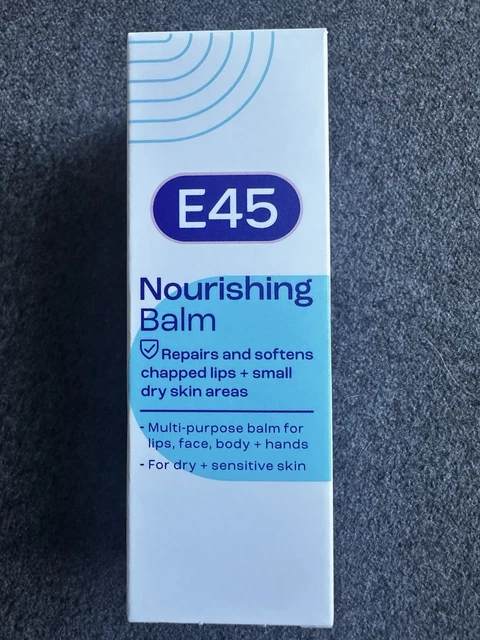 E45 NOURISHING BALM ~ Multipurpose Moisturiser ~ Lips Face Body Hand ...