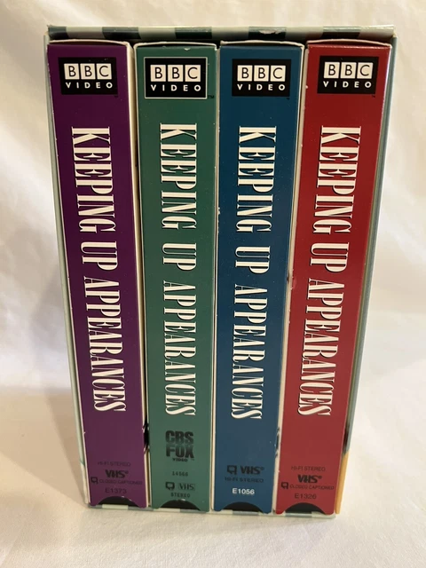 KEEPING UP APPEARANCES BBC Box Set 4 VHS 2000 NTSC British Comedy ...