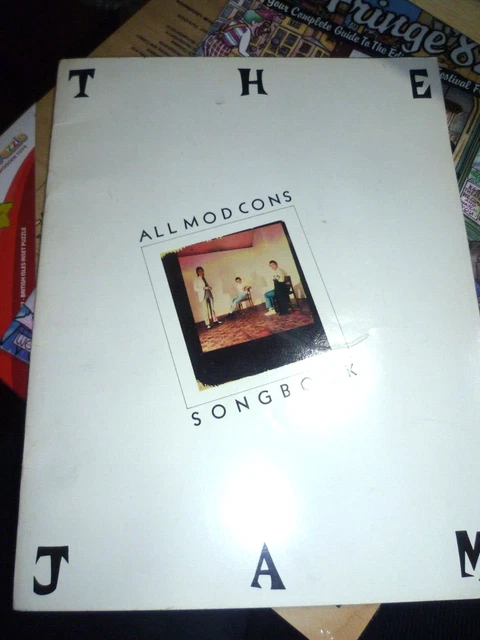 THE JAM 'ALL Mod Cons' Songbook with Written Music, Produced 1978 £0.99 ...