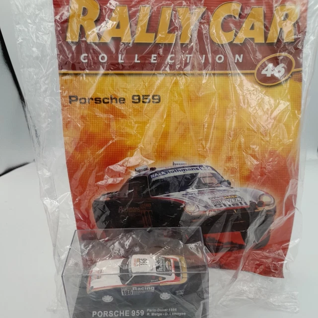 DEAGOSTINI RALLY CAR Collection Issue 46 porsche 959 wrc Magazine £13. ...
