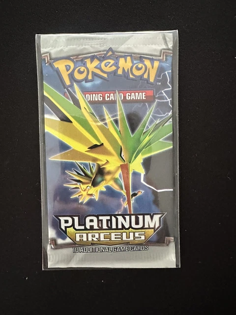 POKÉMON PLATINUM ARCEUS Booster Sealed - Zapdos Art EUR 189,10 - PicClick FR