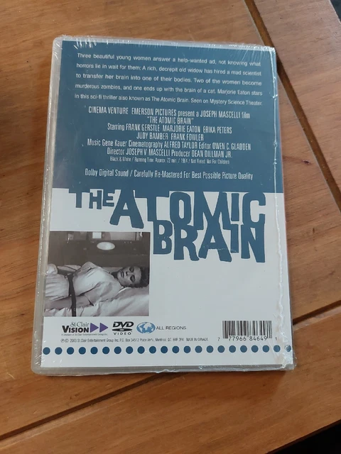 NEW! 1964 SCI-FI / THE ATOMIC BRAIN aka MONSTROSITY - Frank Gerstle £6. ...