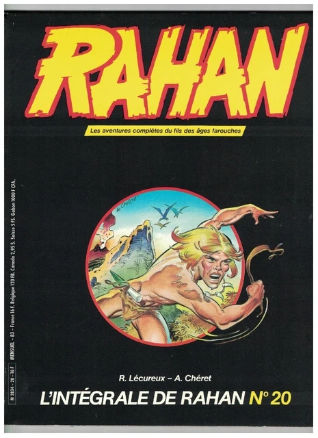 RAHAN - INTEGRALE no 20 (1985) ANDRE CHERET & ROGER LECUREUX - PIF ...