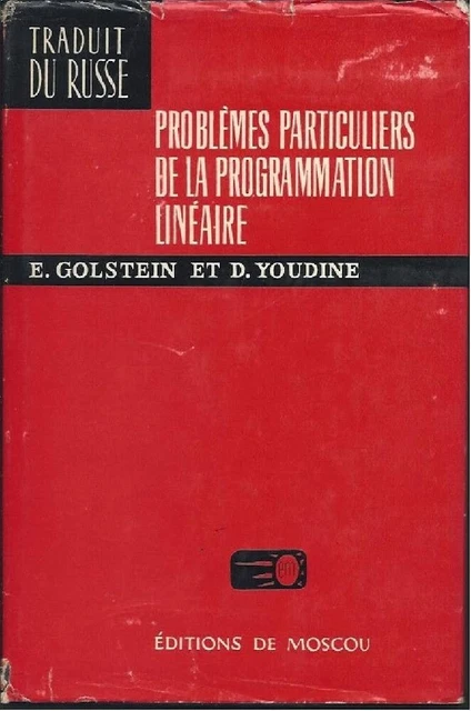 PROBLEMES PARTICULIERS DE La Programmation Lineaire EUR 40,00 - PicClick FR
