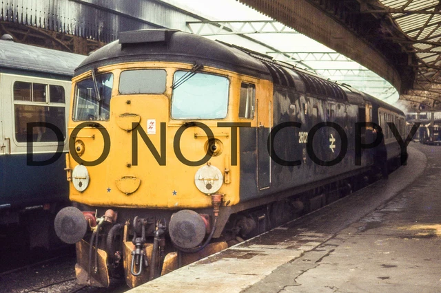 UK DIESEL TRAIN Railway Photograph Of Class 26 26021 Loco. Rm26-33 £1. ...