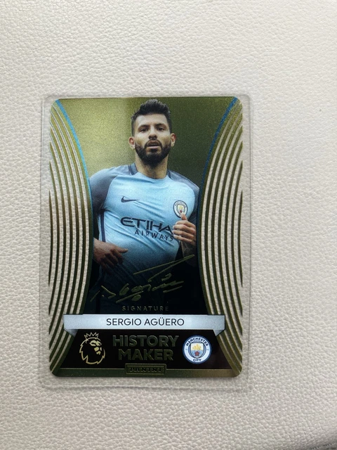 PANINI ADRENALYN XL premier league 2025 Sergio Aguero History Maker ...