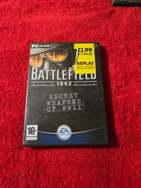 BATTLEFIELD 1942---SECRET WEAPONS Of Wwii--Expansion Pack ---War Action ...