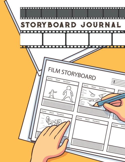 STORYBOARD JOURNAL: STORYBOARD Logbook For Film Making & Video E EUR 11 ...