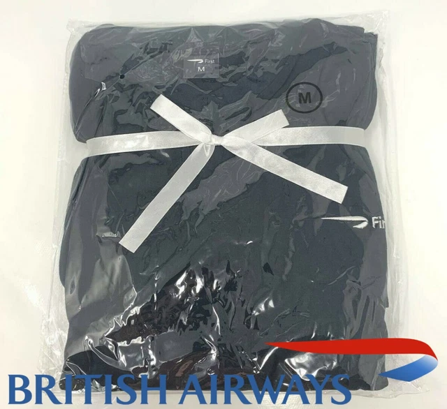 BRITISH AIRWAYS BA First Class Cabin Pyjamas Sleeper Suit 100% Cotton ...