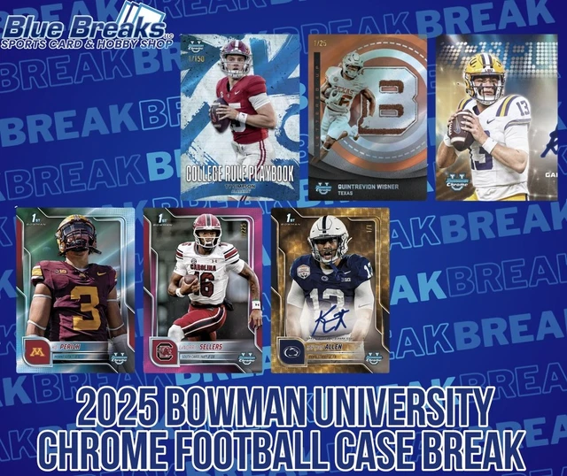 MAZEO BENNETT JR. - 2025 Bowman U Chrome Football Mega Case Break 01-02 ...