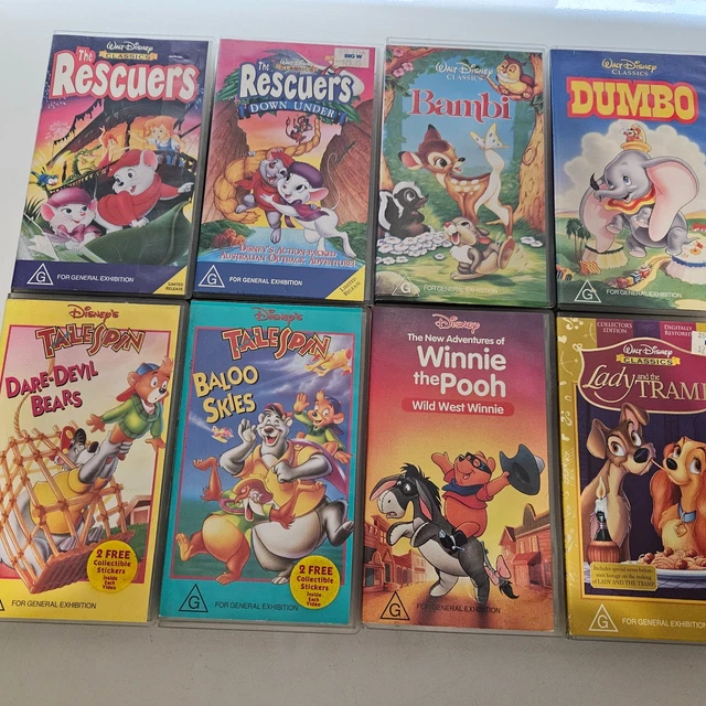 DISNEY VHS BUNDLE x 9 - Bambi - Dumbo - And More! - Classic Family ...