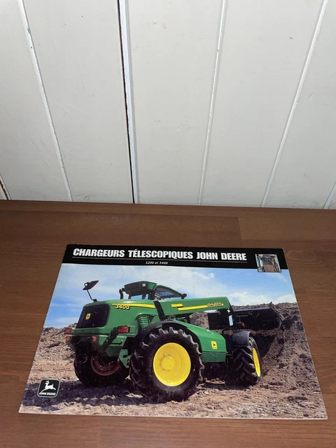 BROCHURE PROSPEKT PROSPECTUS TELESCOPIQUE JOHN DEERE tractor-traktor-tracteur-ih EUR 4,99 ...