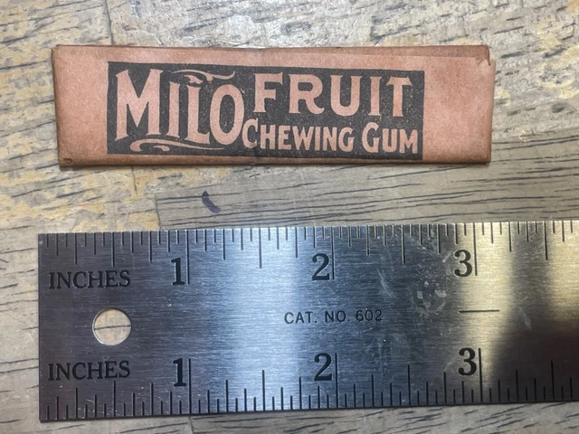 VINTAGE MILO FRUIT Chewing Gum Stick 30 Year Collection Advertising Nos ...