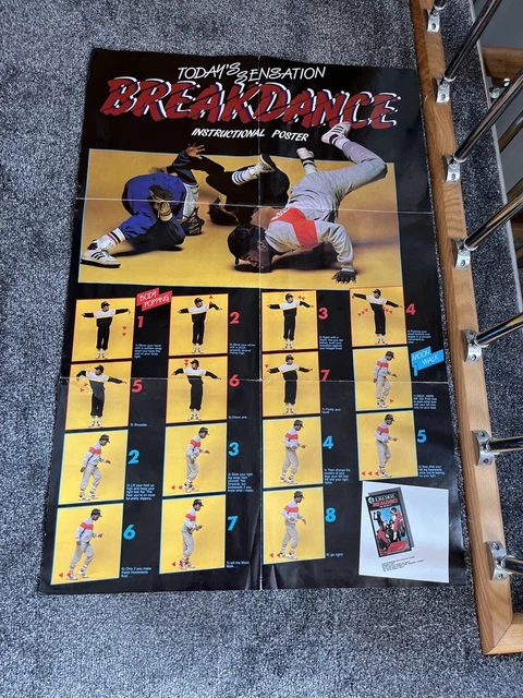 RARE VINTAGE BREAK DANCE MASTER You Can Do It City Breakers POSTER Hip ...