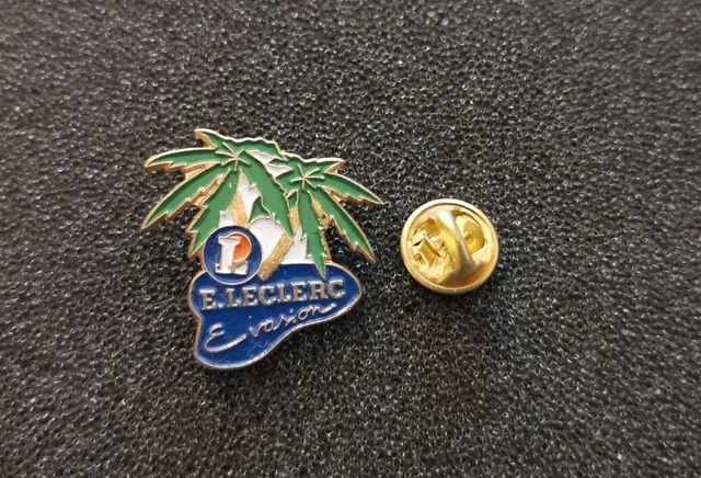 PIN'S CENTRE COMMERCIAL E Leclerc Évasion Palmier Logo- Badge Épinglette L10 EUR 2,50 - PicClick FR