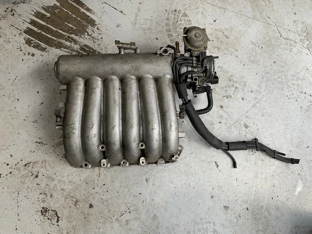 MITSUBISHI MAGNA 6G74 Intake Plenum Complete Throttle Body Diamante £50 ...