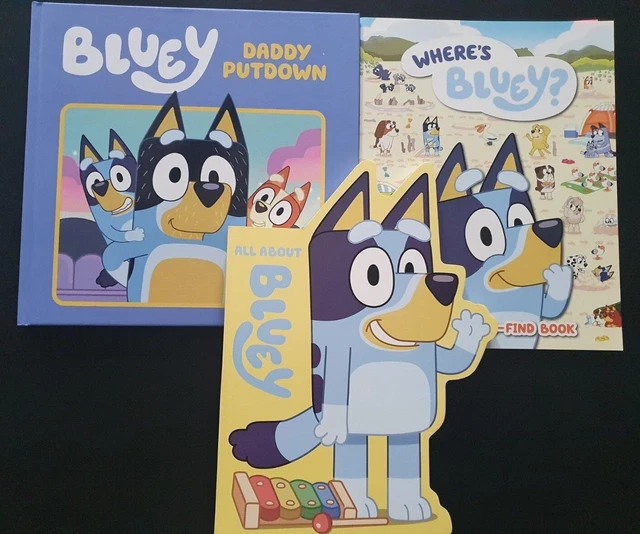 BLUEY PACK 3 Books - Bluey:All About Bluey, Bluey: Daddy Putdown ...