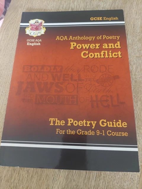 GCSE AQA Poetry Power and Conflict £1.95 - PicClick UK