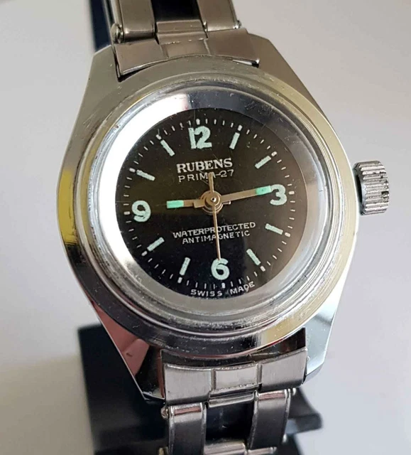 RUBENS WATCH - Swiss made - Winding - Vintage - NOS (new old stock) £47 ...