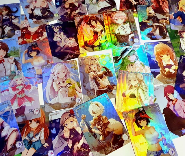GODDESS STORY WAIFU Cards TCG | Random SR SET [ 5 cards ] Waifu Card ...