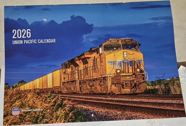 CALENDAR - UNION Pacific, Building America, 2026 railroad memorabilia £ ...