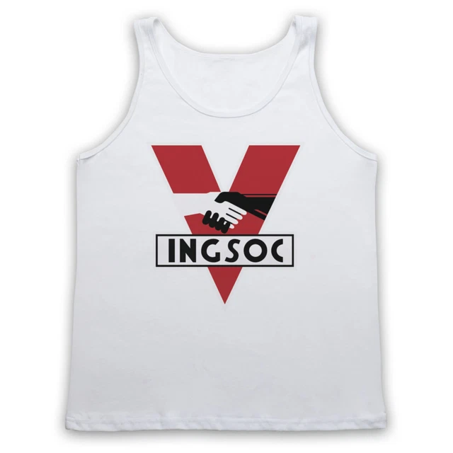 NINETEEN EIGHTY-FOUR 1984 Ingsoc Political Party Logo Adults Vest Tank ...