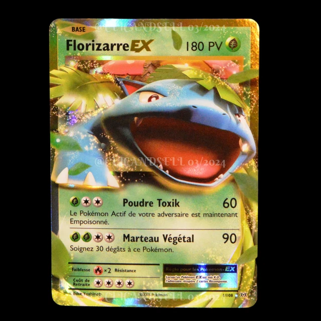 CARTE POKÉMON FLORIZARRE EX 1/108 XY12 - XY Évolutions EUR 1,00 ...