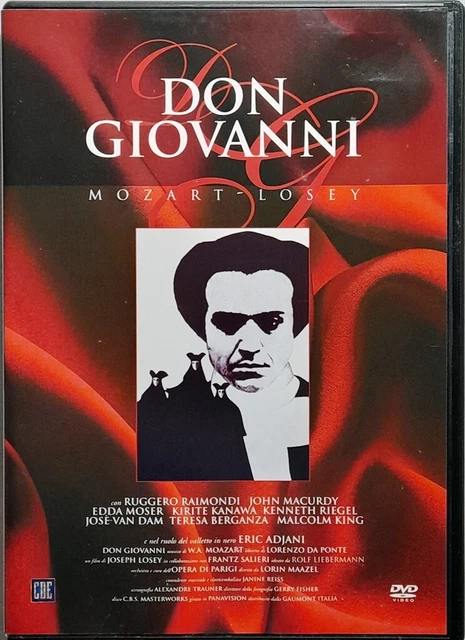 DVD DON GIOVANNI - Mozart di Joseph Losey 1979 Usato EUR 16,99 ...