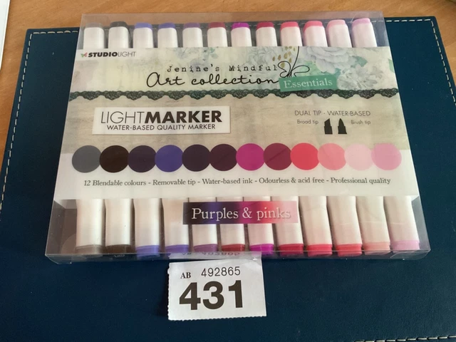 STUDIO LIGHT MARKER Art craft Pens light marker water based (431) £9.99 ...